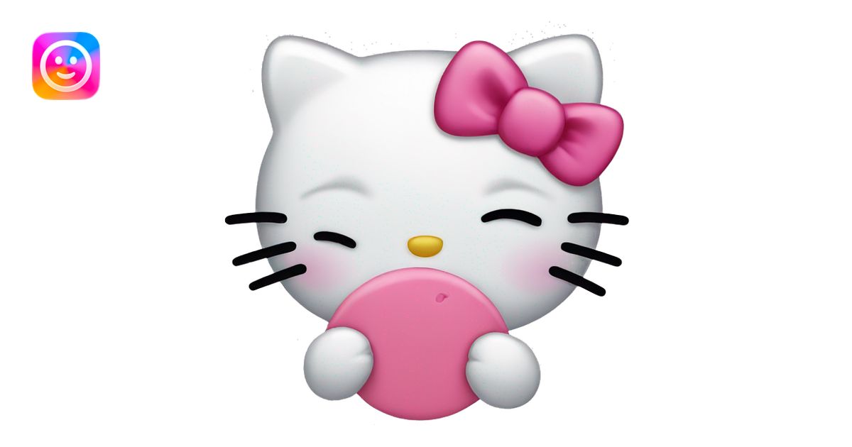 Hello kitty crying emoji | AI Emoji Generator