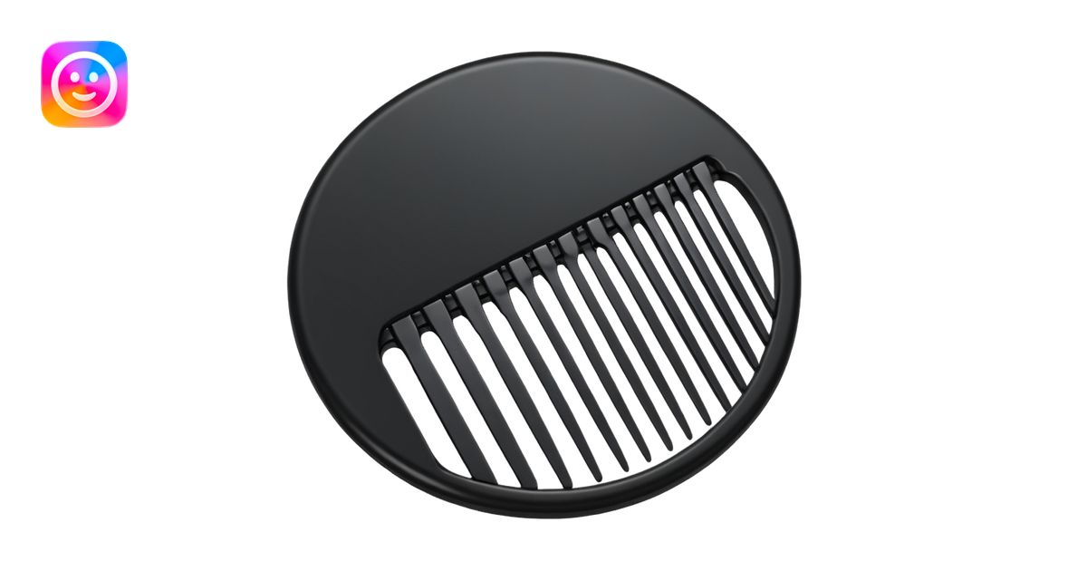 circle comb emoji | AI Emoji Generator