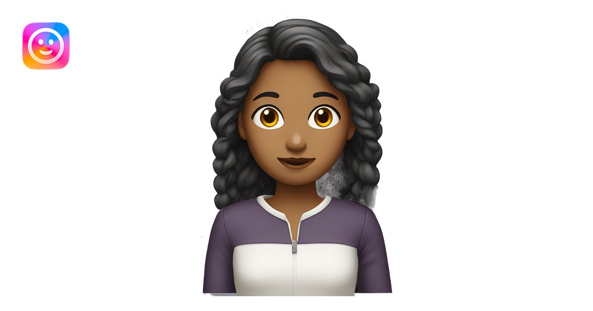 Fille timide emoji | AI Emoji Generator