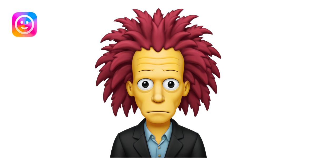 Sideshow Bob, simpson, long nose. emoji | AI Emoji Generator
