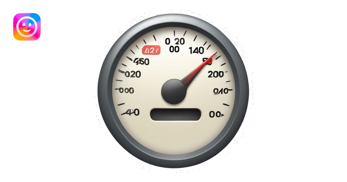 speedometer speed old emoji | AI Emoji Generator