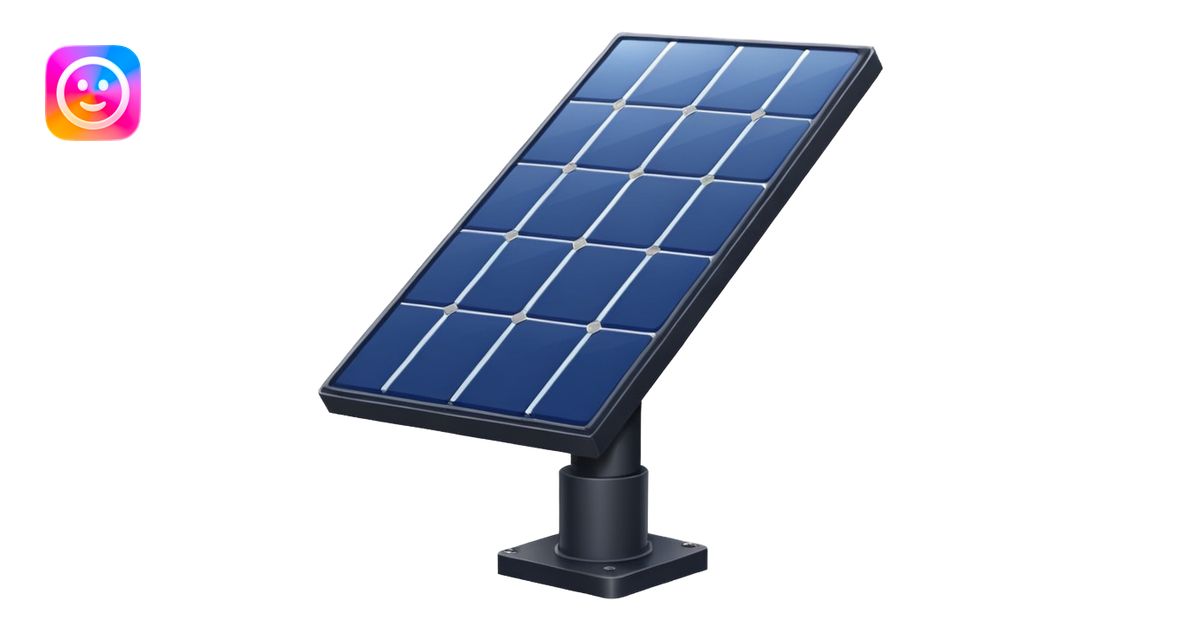 Solar Panel emoji | AI Emoji Generator