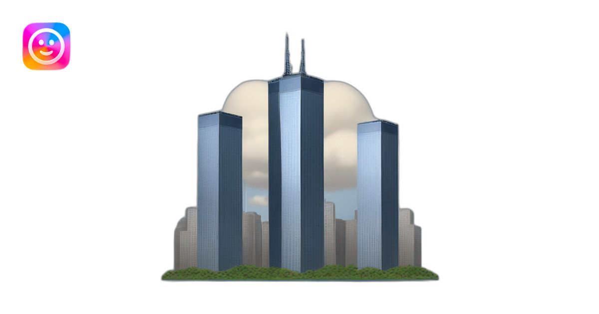 Twin towers emoji | AI Emoji Generator