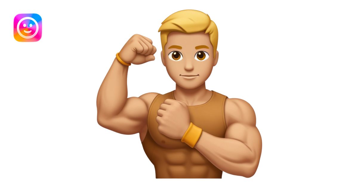Flexed Biceps Emoji right hand emoji | AI Emoji Generator