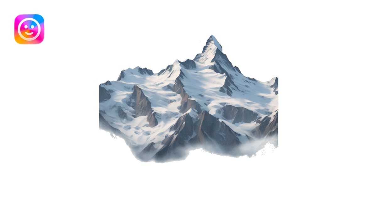 Swiss alps emoji | AI Emoji Generator