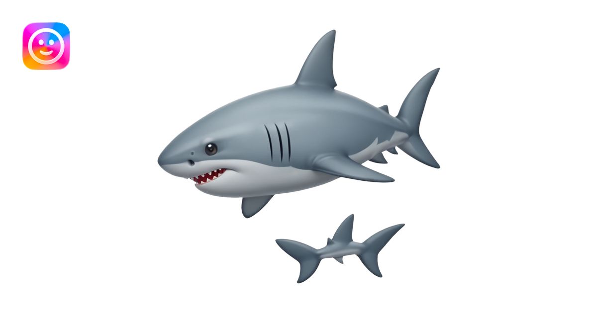 Pregnant shark emoji | AI Emoji Generator