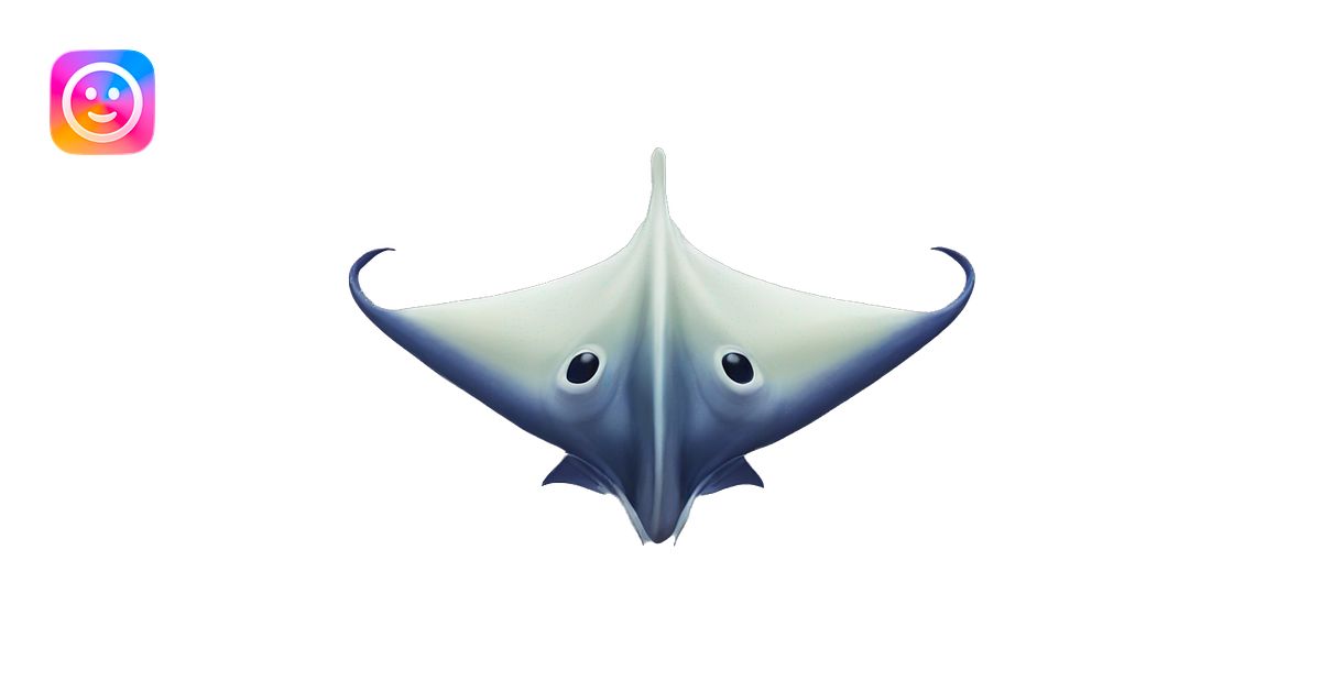 Manta raya emoji | AI Emoji Generator