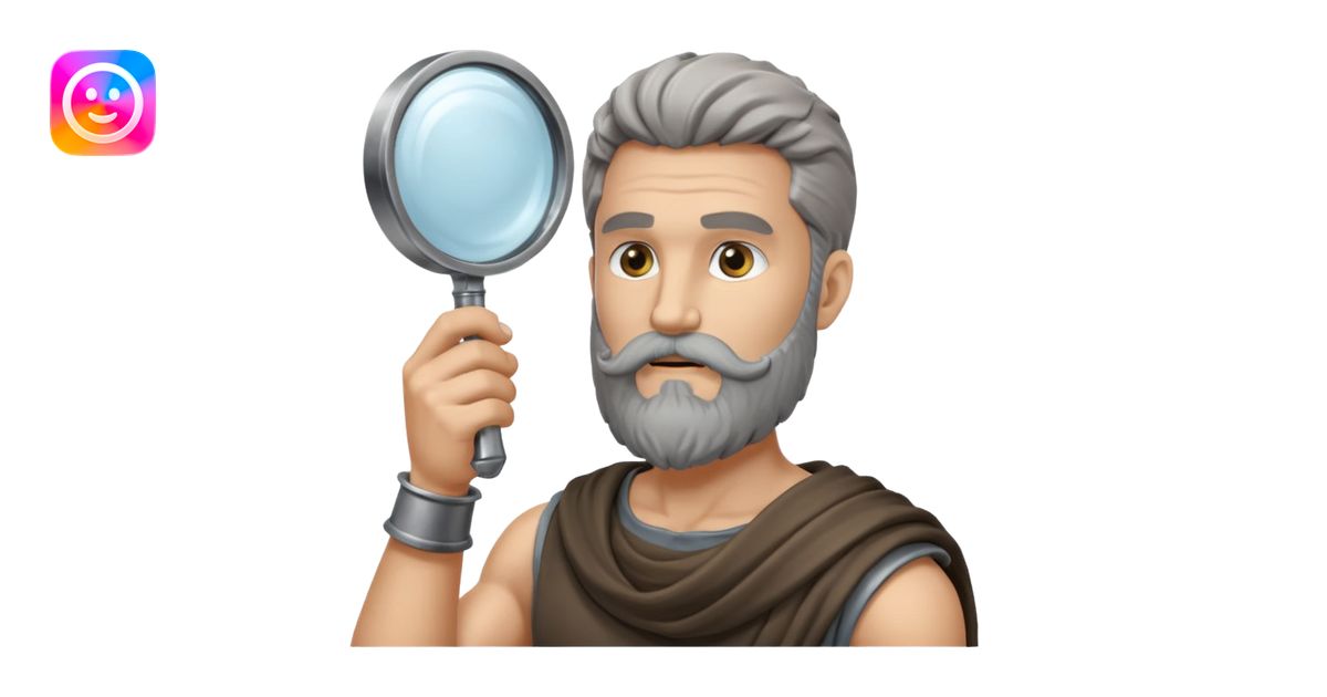 Dios griego con barba estilo estatua de color gris, de perfil mirando ...