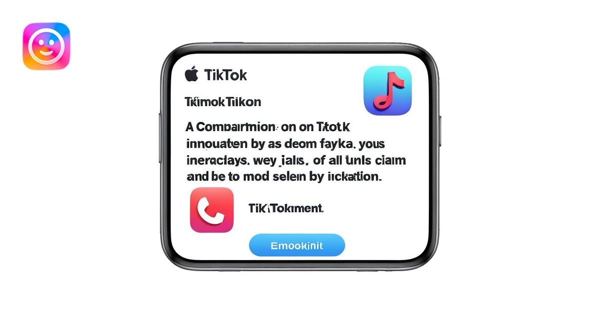 Logo tiktok comment sur app store emoji | AI Emoji Generator