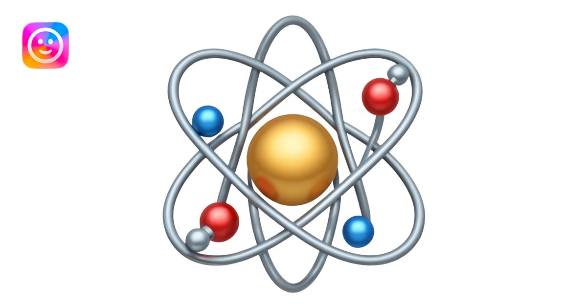 science atom symbol emoji | AI Emoji Generator