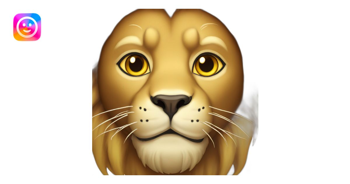 lion superhero emoji | AI Emoji Generator