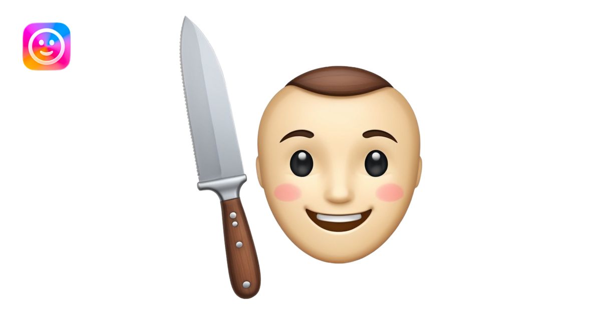 cute knife with face emoji | AI Emoji Generator