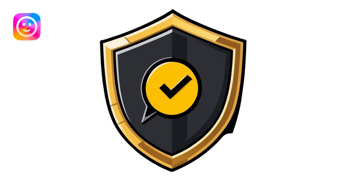 discord moderator shield emblem emoji | AI Emoji Generator