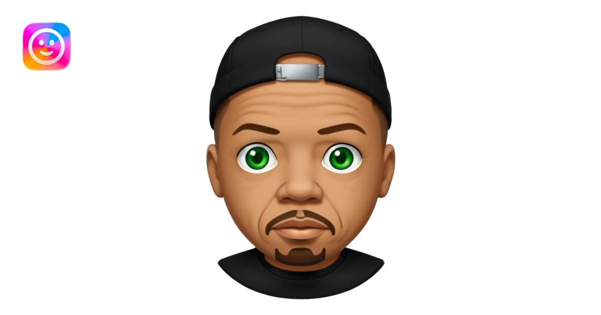 Ice T, Rapper with tan skin, green eyes, dark brown hair, black outfit ...