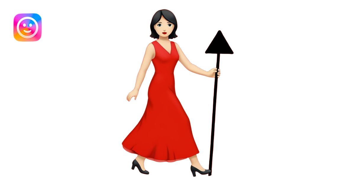 prohibition sign for weomen emoji | AI Emoji Generator