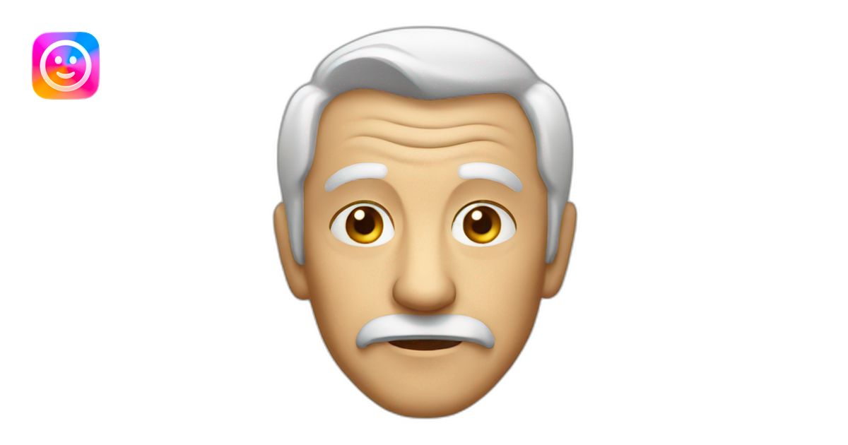 Old man emoji | AI Emoji Generator