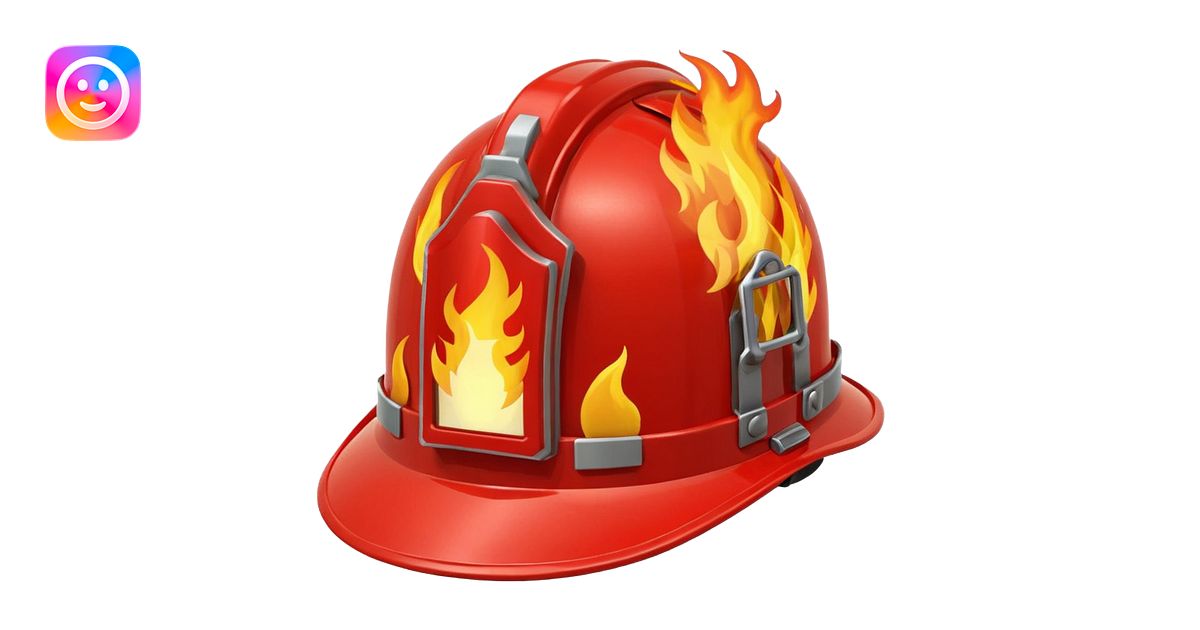 Fire helmet emoji | AI Emoji Generator