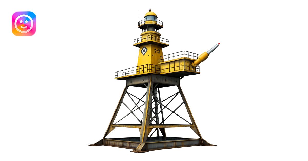 sea rocket launch platform emoji | AI Emoji Generator