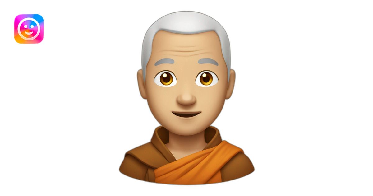 Monk emoji | AI Emoji Generator