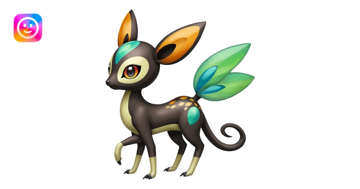 Meloetta-Vernid-Trico-Pokémon-Fakémon-fusion-hybrid-creature emoji | AI ...