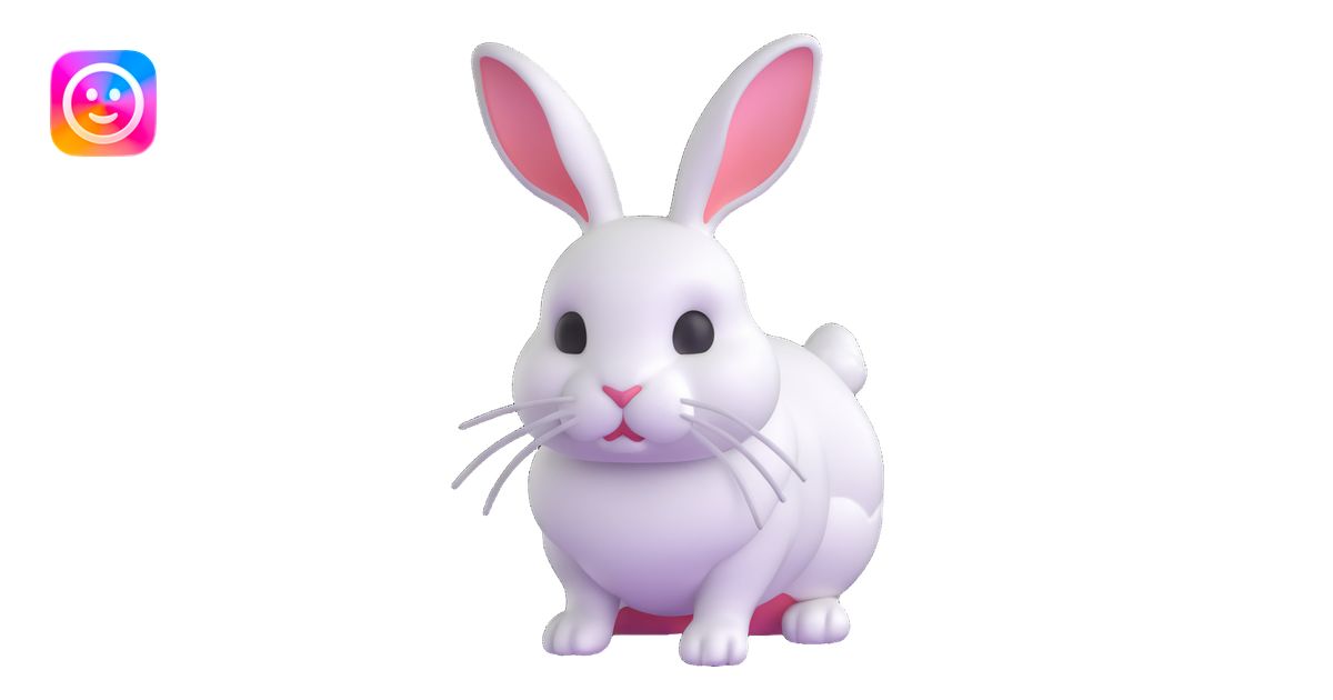 White Rabbit from Alice in Wonderland emoji | AI Emoji Generator