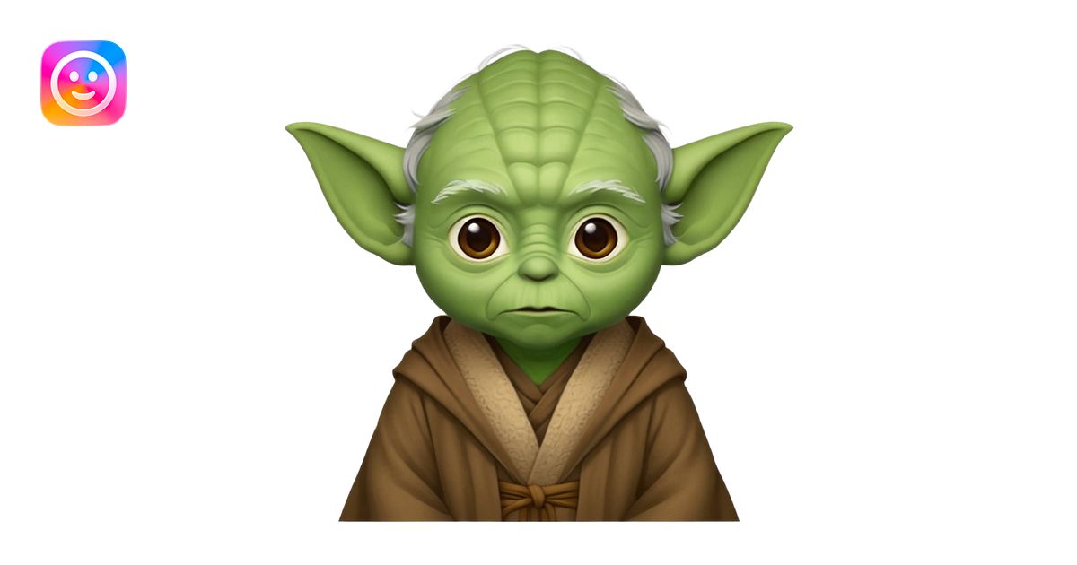 Yoda from starvwars emoji | AI Emoji Generator