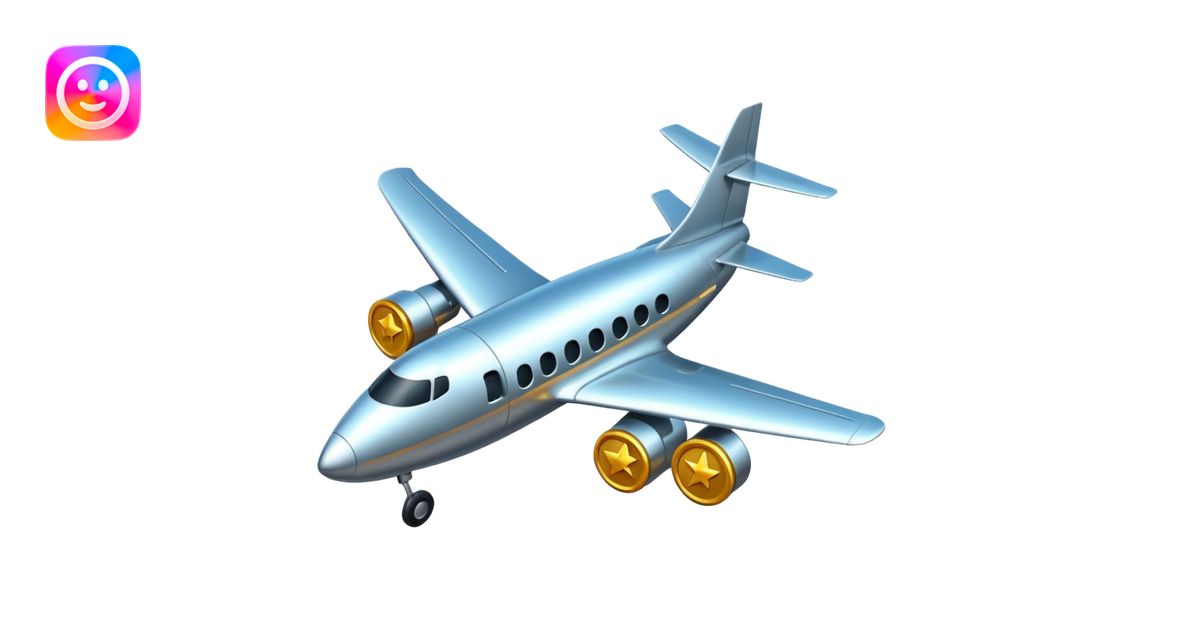 coin aircraft on surface emoji | AI Emoji Generator