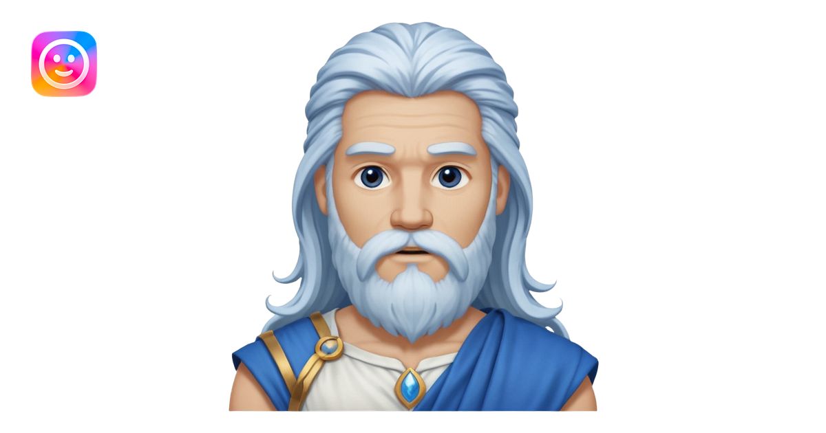 Jupiter, Thunder God from Rome Mythology with long white hair and beard ...