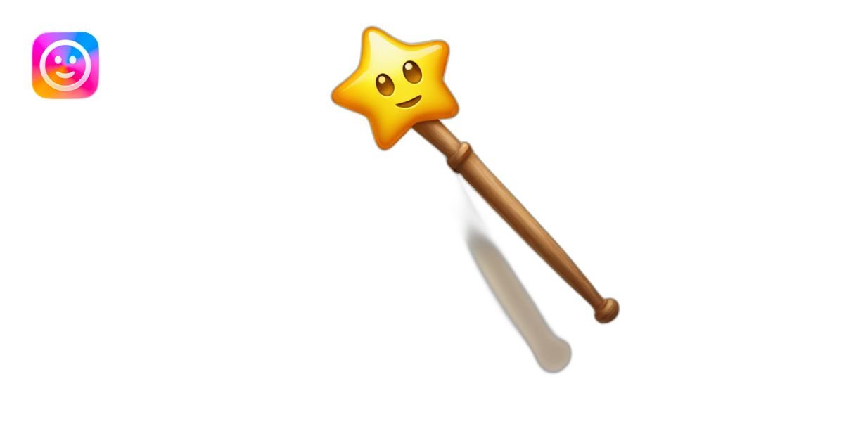 a magical button with the text "magic button" with a wand emoji | AI ...