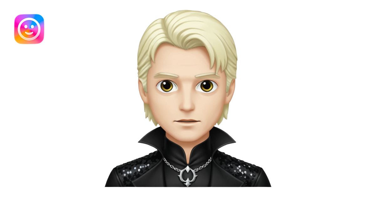 Alucard, Son of Dracula with long platinum blonde hair, black sequin ...