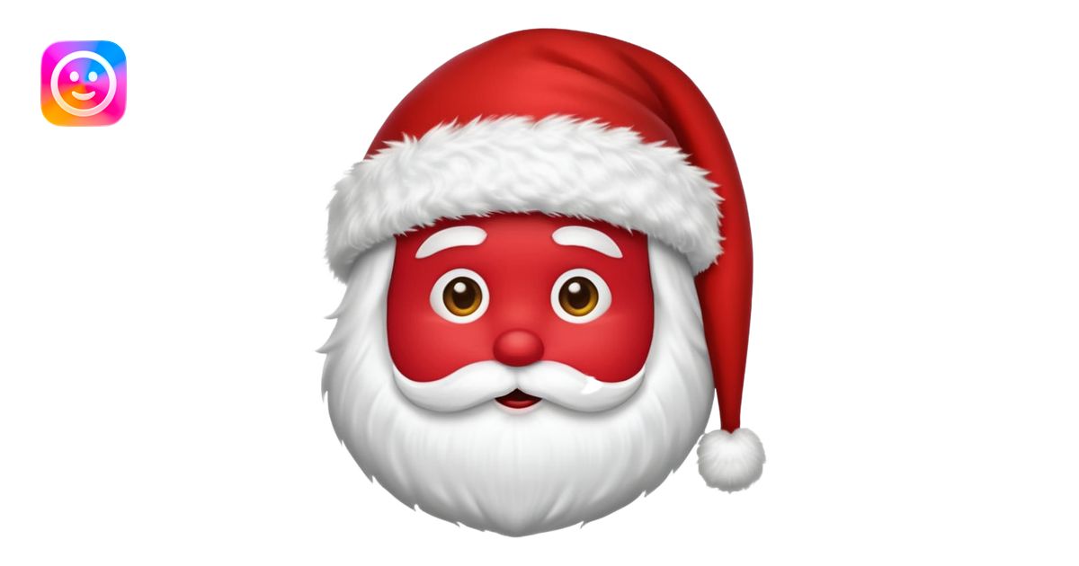 Santa hat emoji | AI Emoji Generator