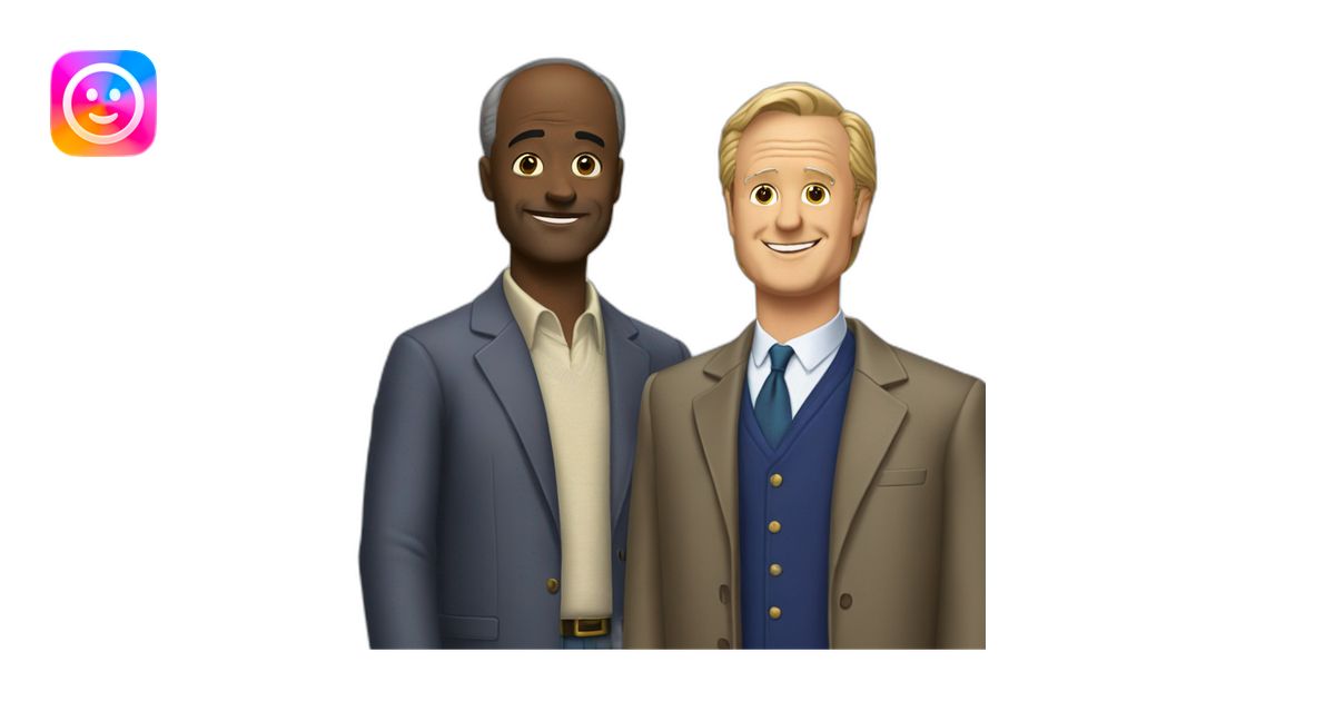 Frasier and Niles Crane emoji | AI Emoji Generator