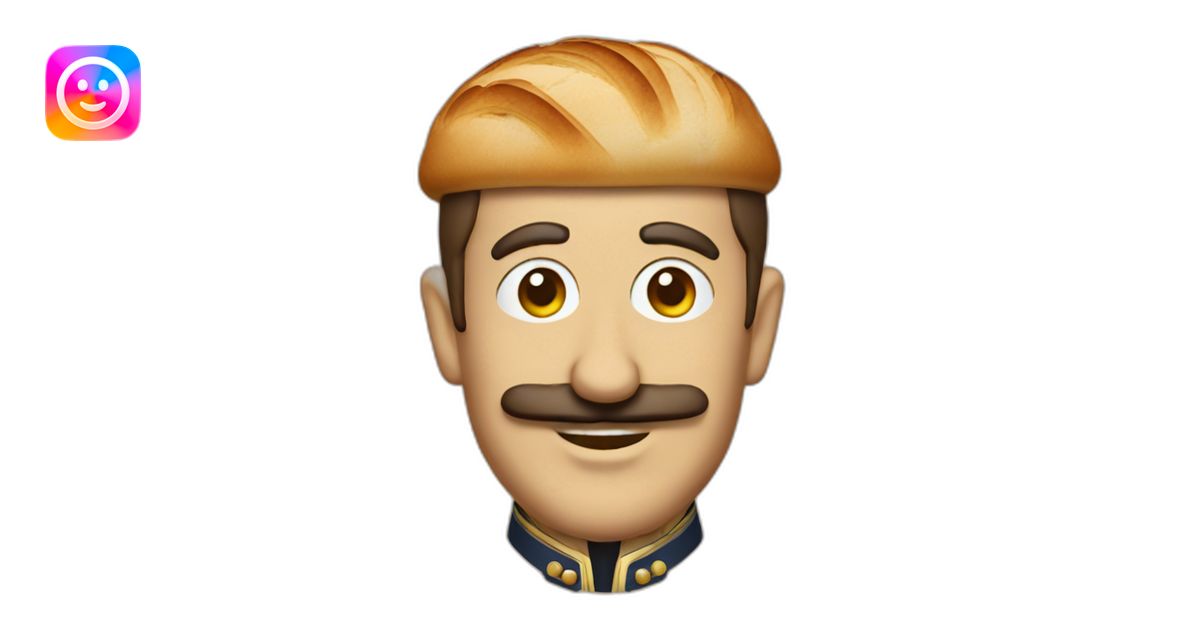 sir baron bread emoji | AI Emoji Generator