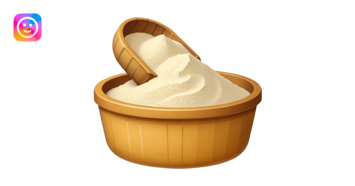 pouder flour emoji | AI Emoji Generator