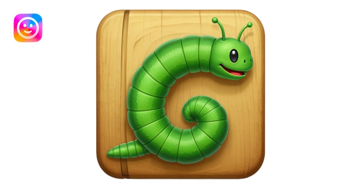 Inchworm inching emoji | AI Emoji Generator