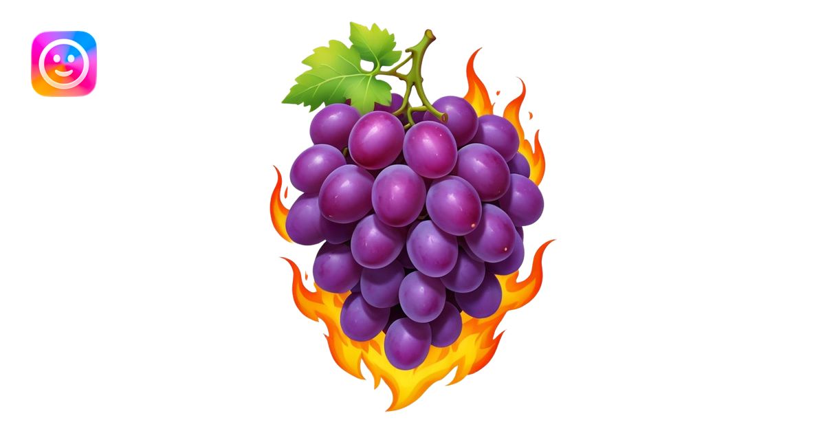 grape fire emoji | AI Emoji Generator