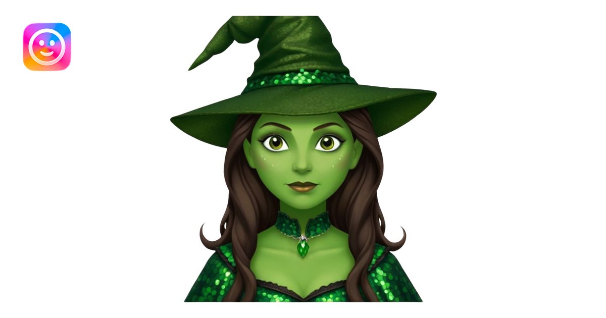 Elphaba, Wicked Witch of the West from The Wizard of Oz with long brown ...