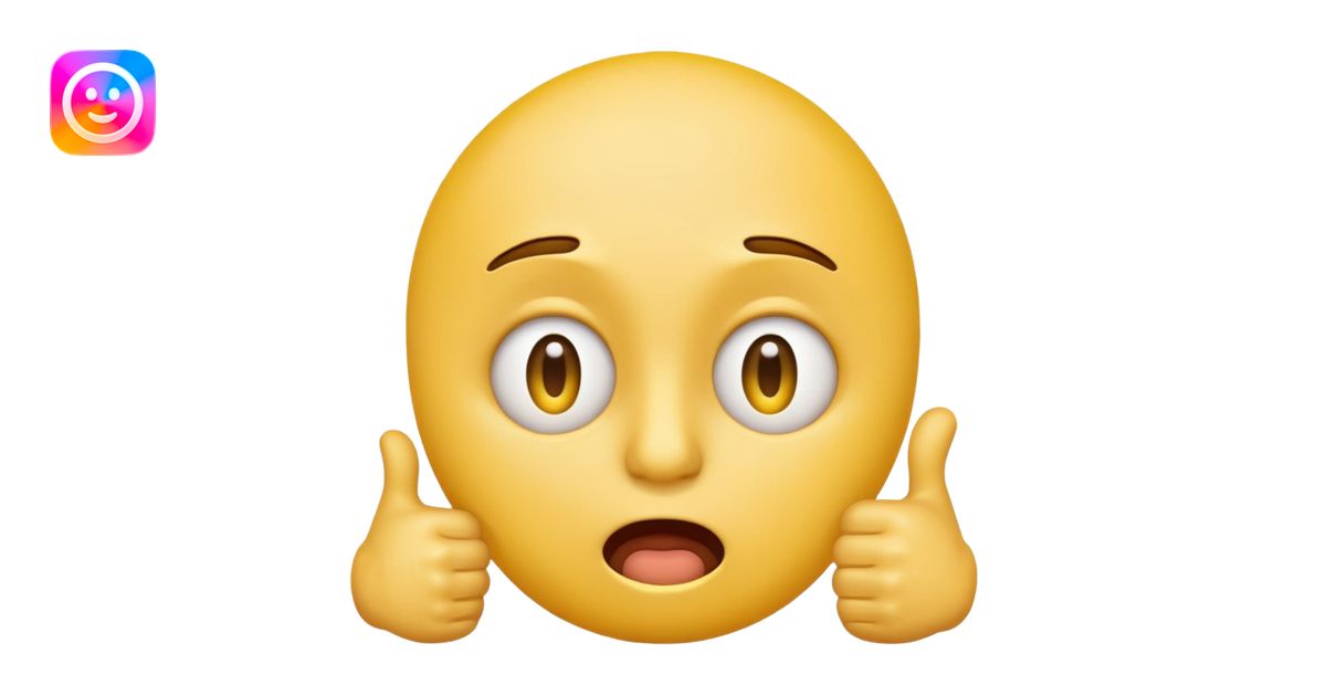 Original yellow Emoji face stressed out with one eye quivering half ...