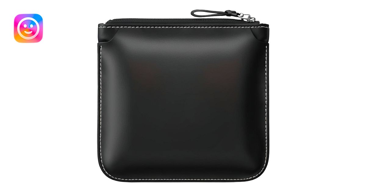 BLACK pouch emoji | AI Emoji Generator