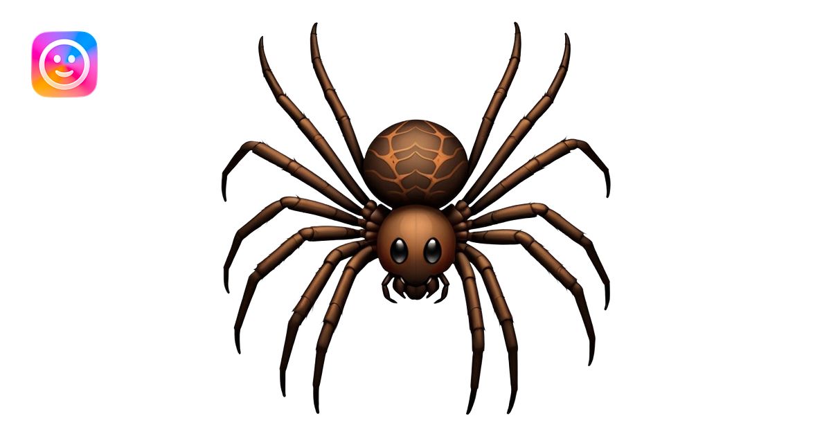 Make a spider crawling emoji | AI Emoji Generator