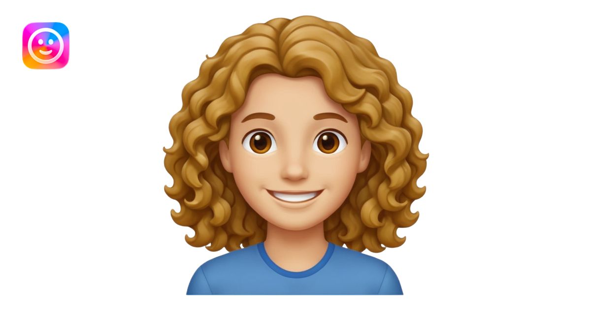 Dalgalı saç li emoji | AI Emoji Generator