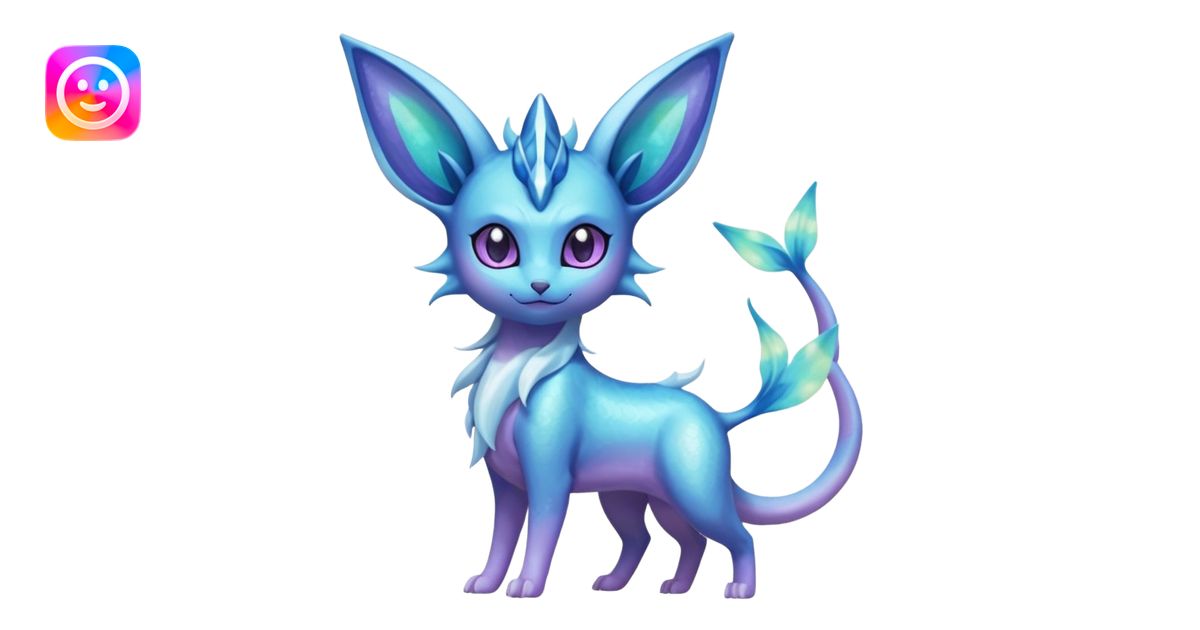 Shiny Nebulae Espeon-Lumineon-Vaporeon-Amaura-Glaceon-Dragonair-Fakémon ...