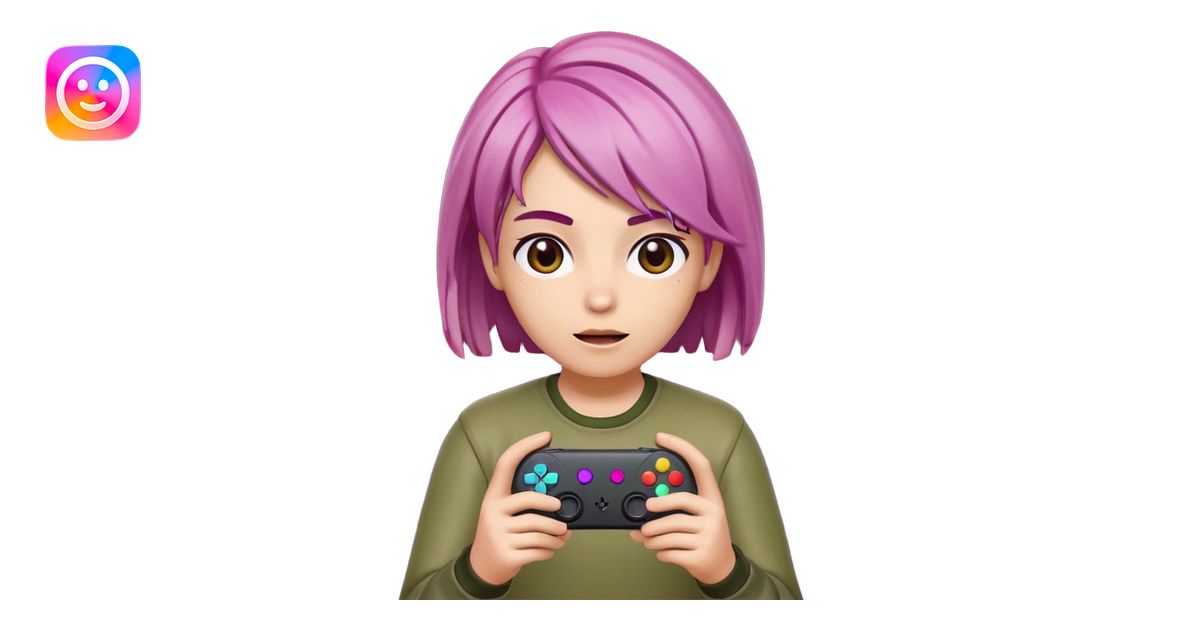 radicchio animato gamer emoji | AI Emoji Generator