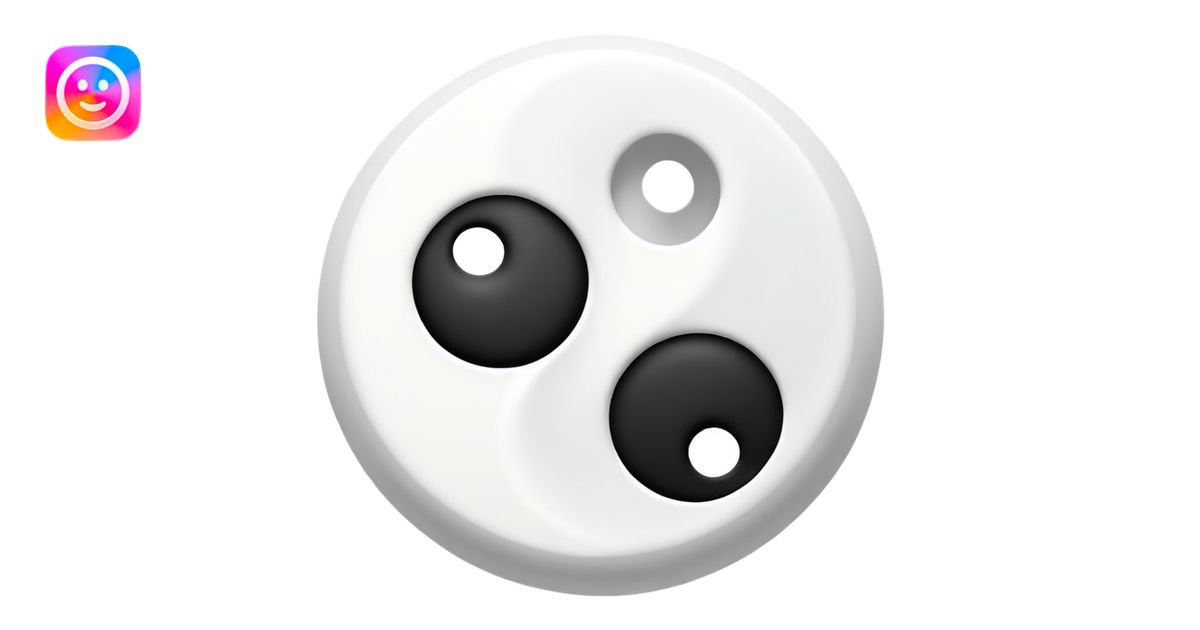 yin yang symbol emoji | AI Emoji Generator