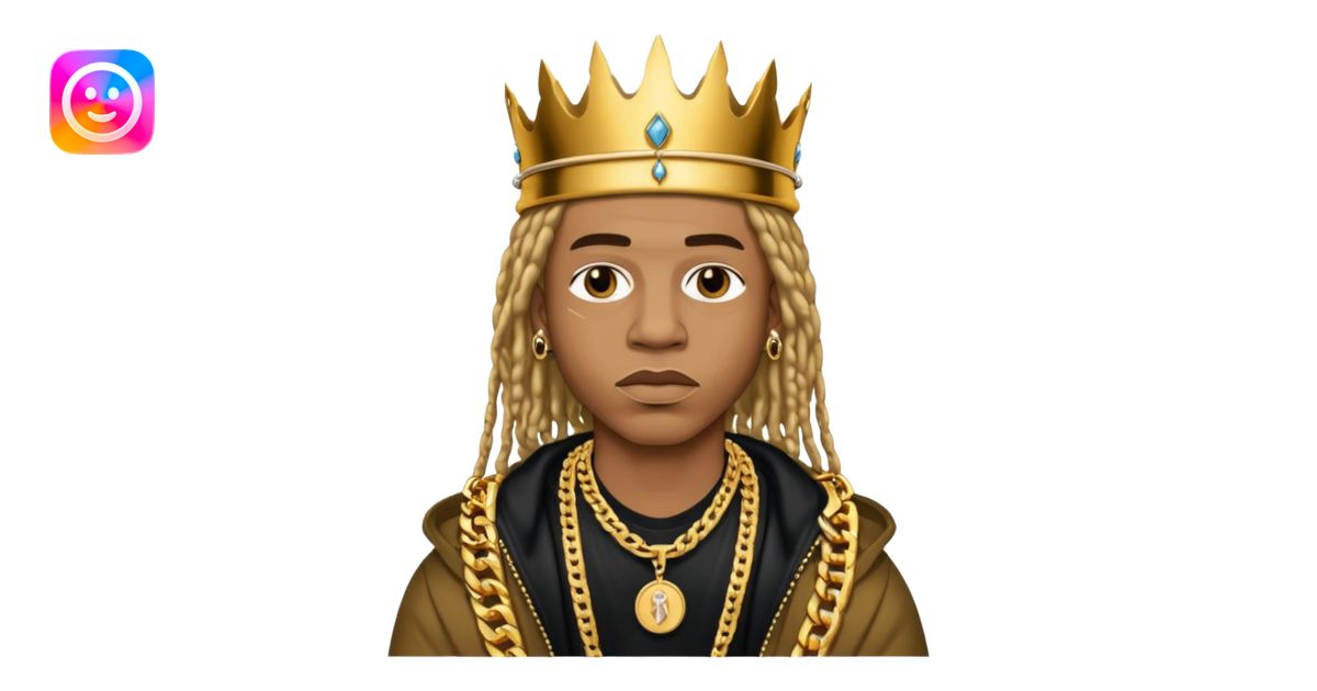 King von rapper emoji | AI Emoji Generator