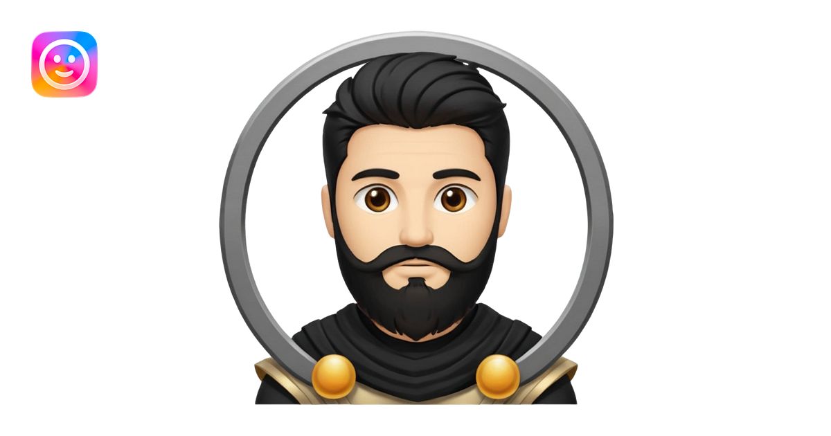 Saturn, God of Time from Gods and Goddesses with black hair and beard ...