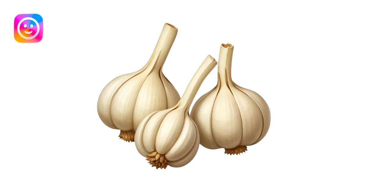 dried peeled garlic emoji | AI Emoji Generator