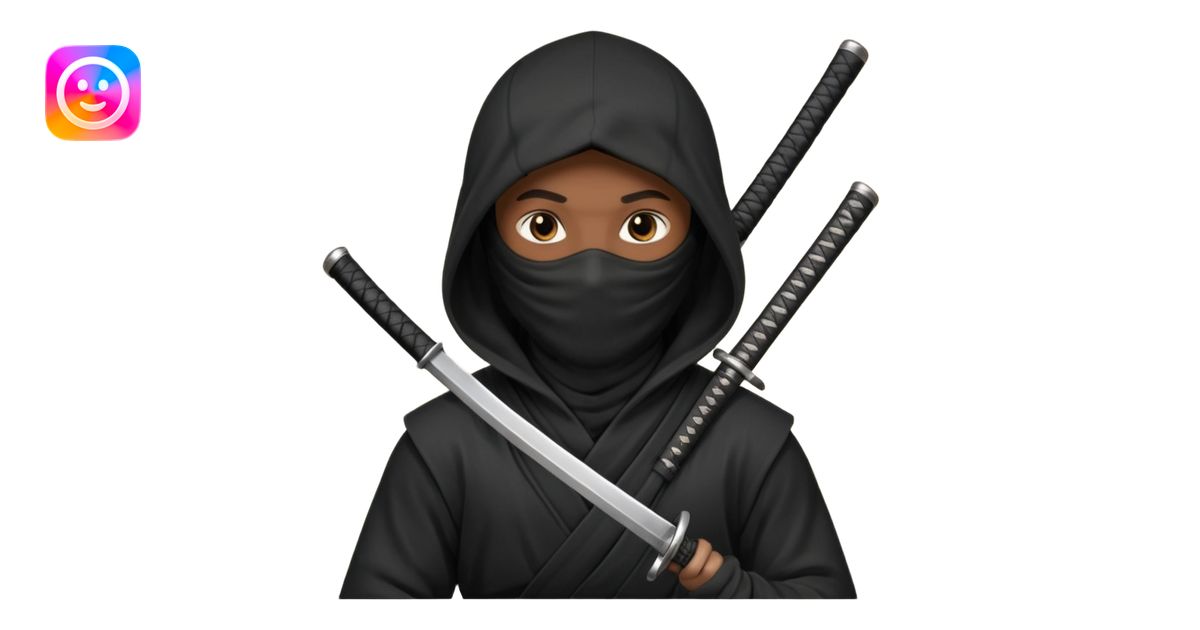 Ninja arab emoji | AI Emoji Generator