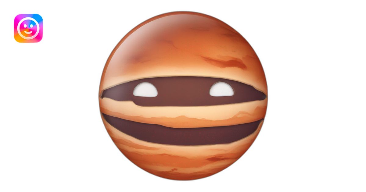 mars planet emoji emoji | AI Emoji Generator