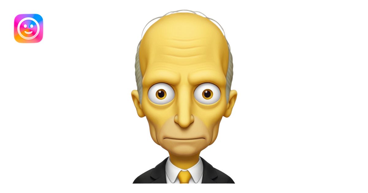 Mr. Burns, simpson, yellow skin tone, very very very long nose ...